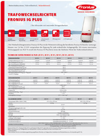Fronius komplettiert IG Plus-Geräteserie
